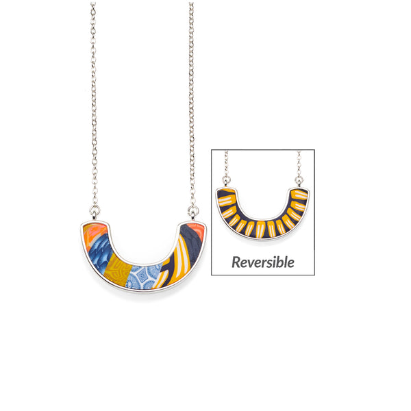 French Quarter Reversible Cradle Necklace - JILZARAH